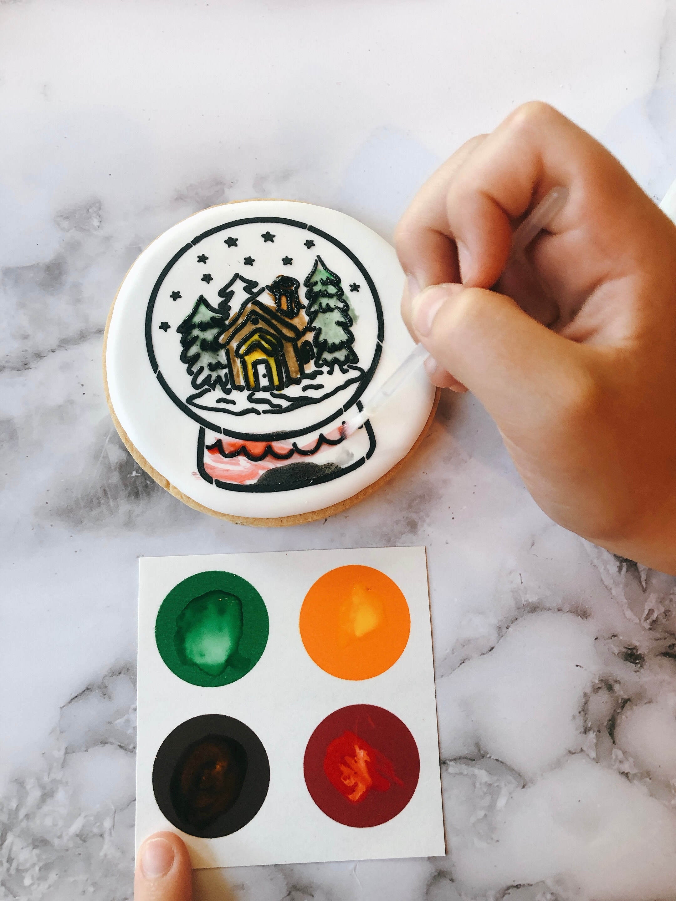 Paint Your Own Christmas Cookie | E+V Sweet Art LLC